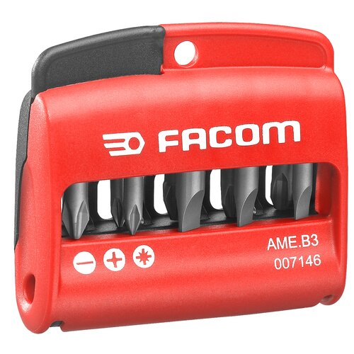 Facom AME.B3 - 9-Piece High Performance Bits Set with Bit Holder | UKtools