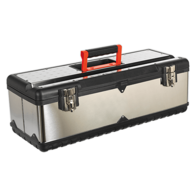Sealey AP660S - Stainless Steel Toolbox 660mm with Tote Tray | UKtools