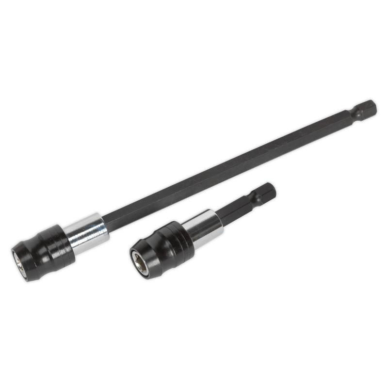 Sealey S0867 Bit Holder Set 2pc Quick Chuck | UKtools