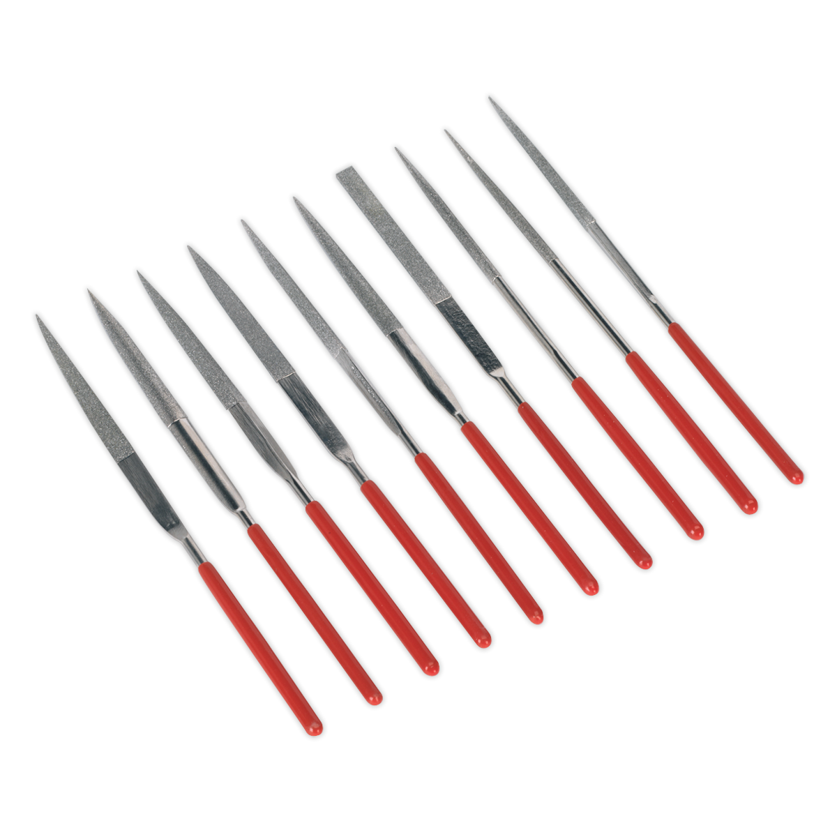 Sealey AK577 - Diamond Needle File Set 10pc | UKtools