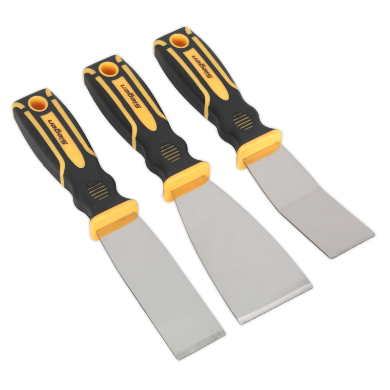Sealey S0600 - Rigid Blade Scraper Set 3pc | UKtools