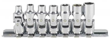 Trident-T111800 7pc Universal Joint Socket Set 1/4” Drive, Metric | UKtools