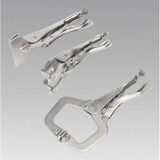 Sealey-AK67 - C-Clamp & Welding Clamp Set 3pc | UKtools