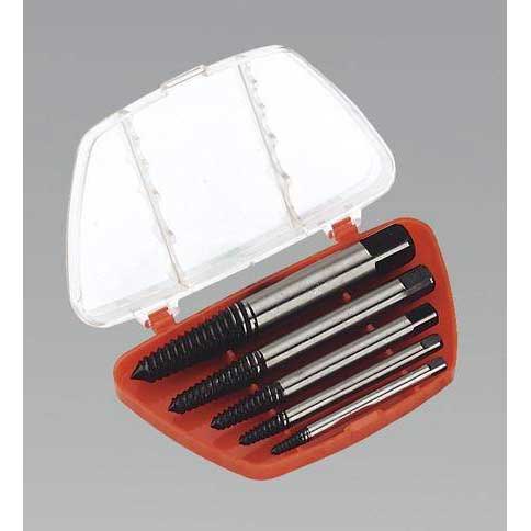 Sealey AK719 - Screw Extractor Set 5pc Square Type | UKtools