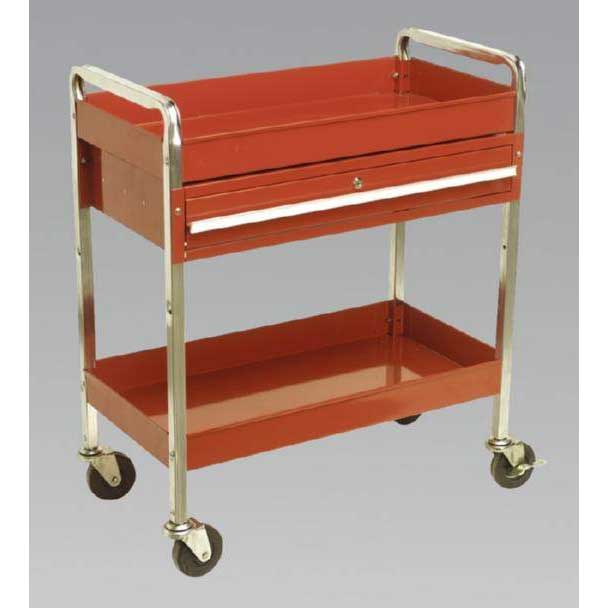 Sealey CX1042D - Trolley 2-Level Extra Heavy-Duty with Lockable Top & 2 ...
