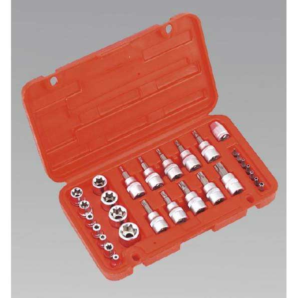 Sealey AK6193 - TRX-Star Socket & Security Bit Set 29pc | UKtools