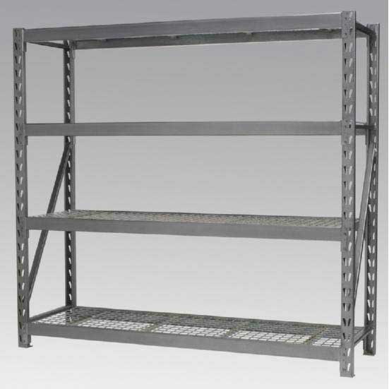 Sealey AP6572 - Heavy-Duty Racking Unit with 4 Mesh Shelves 800kg ...