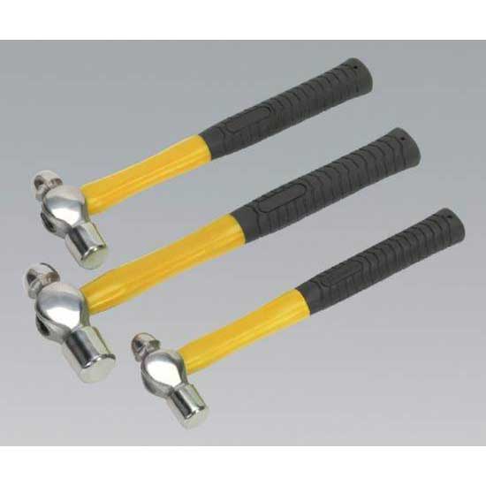 Sealey AK2031 - Ball Pein Hammer Set 3pc Fibreglass Shaft | UKtools