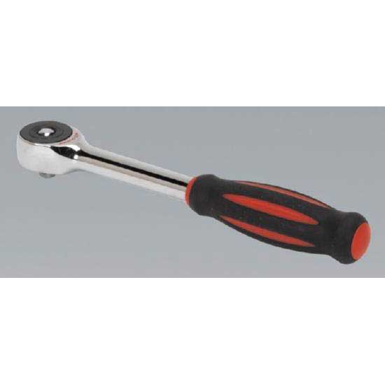 Sealey AK66389 - Ratchet Speed Wrench 1/4"Sq Drive Push-Through Reverse ...