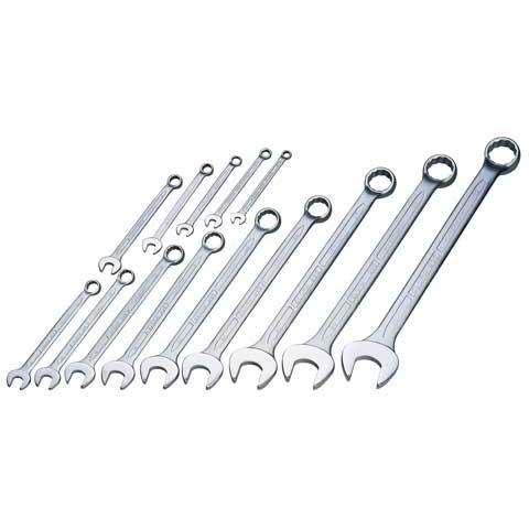 22 Piece Elora Long Metric Combination Spanner Set | UKtools