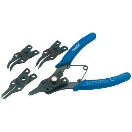 Draper 5 Piece 165mm Circlip Pliers Set | UKtools