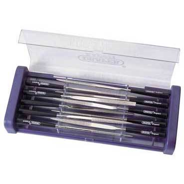 Draper Expert 10 Piece 140mm Diamond Needle File Set | UKtools