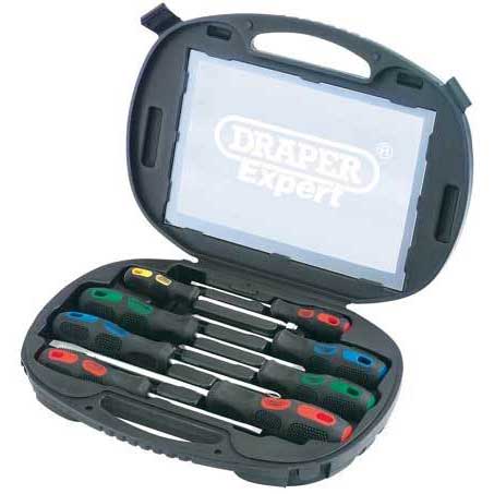 Draper Expert 8 Piece Screwdriver Set in Case | UKtools