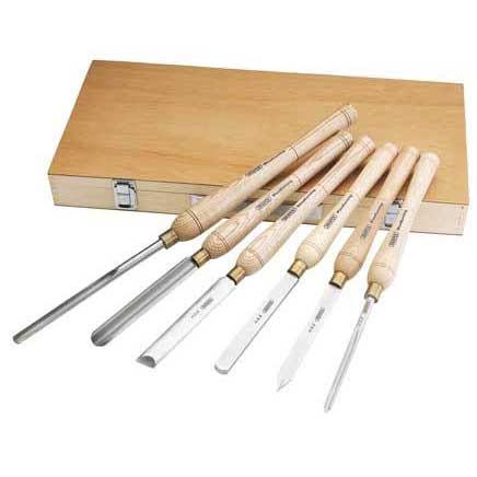 Draper 6 Piece HSS Woodturning Chisel Set | UKtools