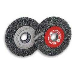 4152 150x20mm Crimped Steel BRUSH for Bench Grinders 16mm Bore Sit(9058 ...