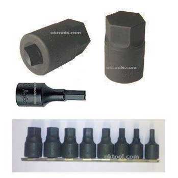 Koken RS4012M/10-L60 10pc mm 1/2".Dr hex Impact socket set 60mm long | UKtools