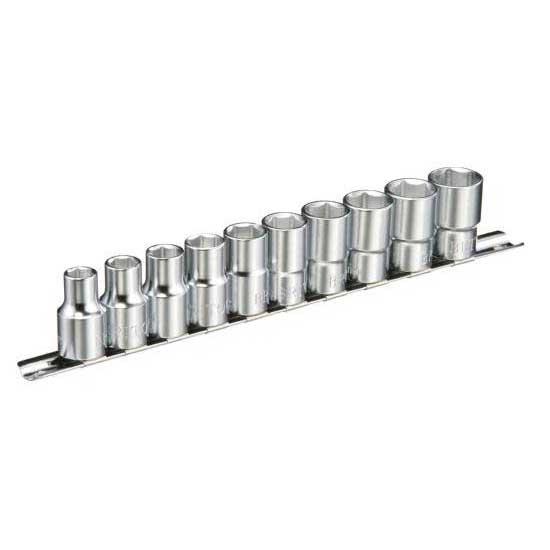 10 Piece 1/2" Square Drive Metric Socket Set | UKtools