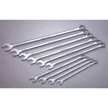Spanner Extra Long 10pc Set 10-19mm - uktools.com