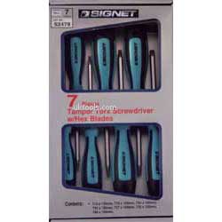 Signet S52474 Screwdriver 7pc Set Ph + Pz + FL | UKtools