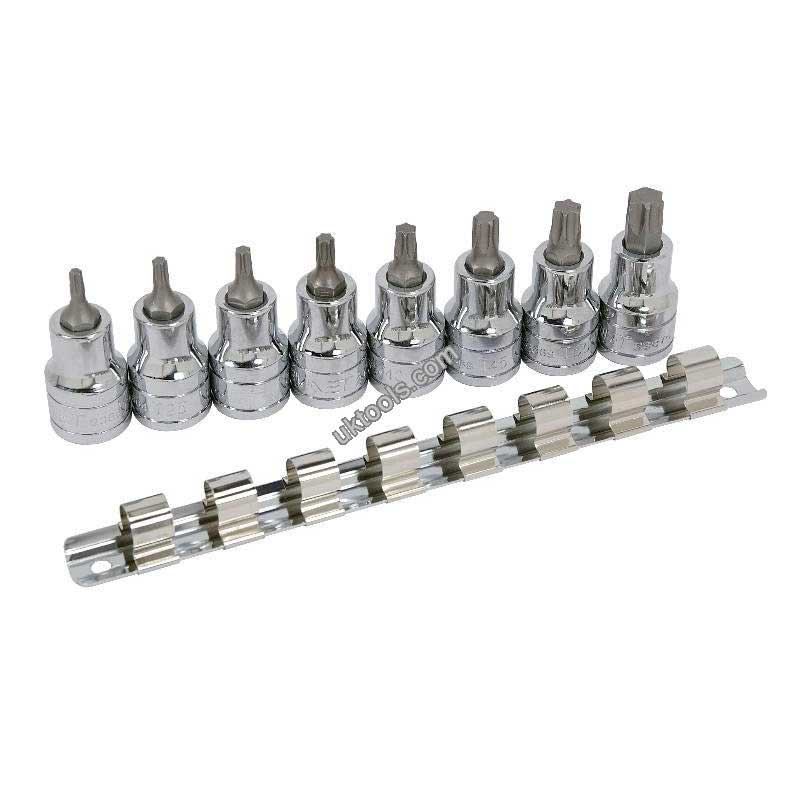 Socket 5 Sided Tx Set 9pc - uktools.com
