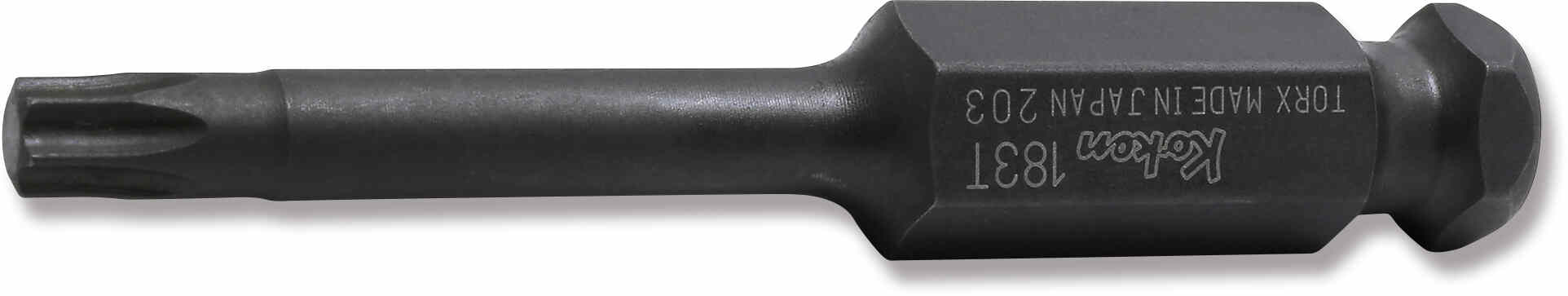 Koken 183T.75-T50 Torx 7/16" HEX BIT L:75 | UKtools