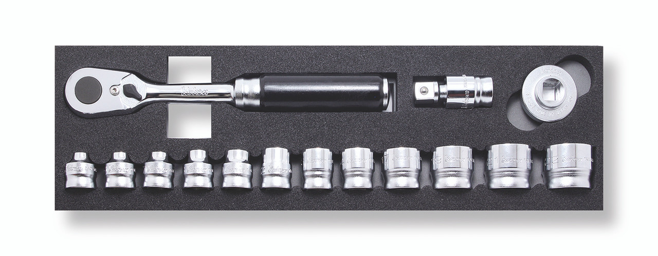 Koken 3285ZA 3/8" Z-Series Socket Set 15pc | UKtools