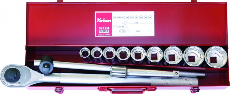 Koken 6212A 3/4" Drive 12 Piece Socket Set | UKtools