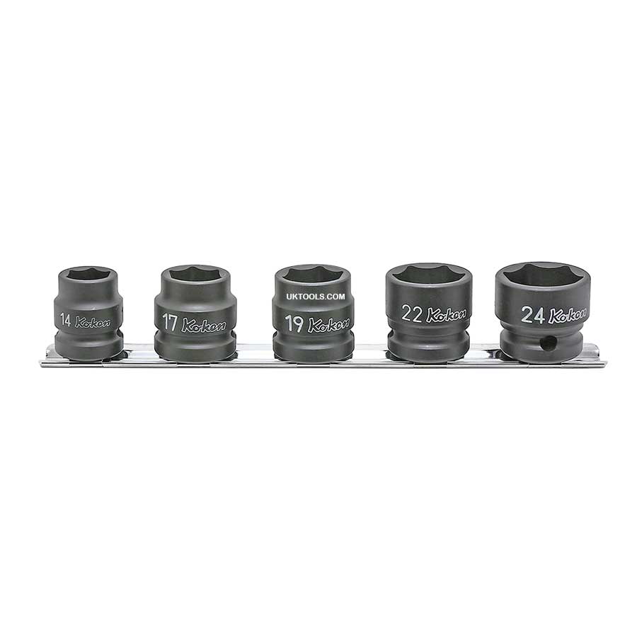 Koken RS14401MS/5 1/2".Dr Low Profile Impact set (14-24mm | UKtools
