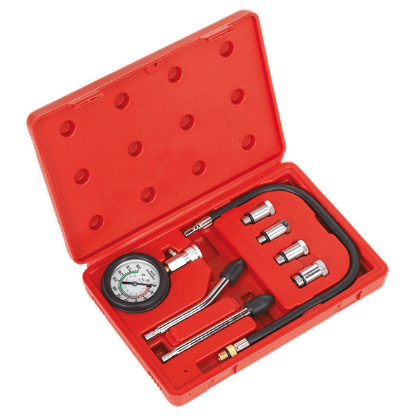 Sealey VSE3155 - Petrol & Diesel Master Compression Test Kit | UKtools